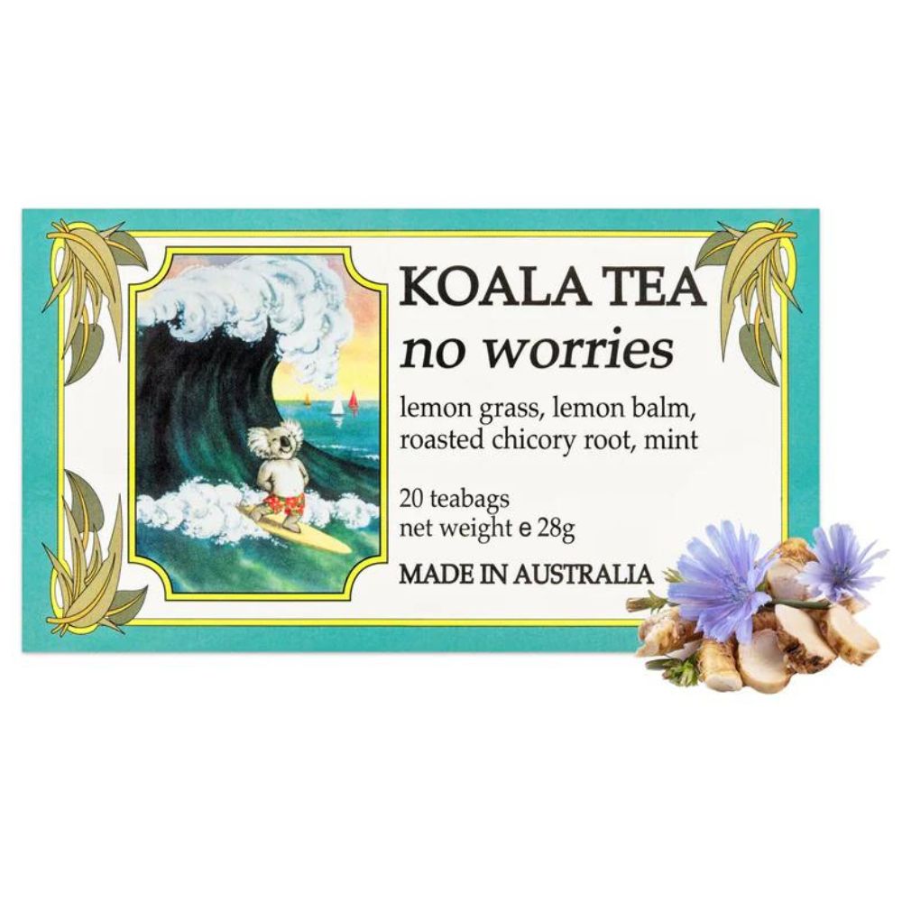 Buy Koala Tea Organic Tea Bags Koala Design (20 Pack) - No Worries Online