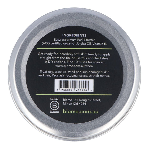 Buy Biome Organic Shea Butter Enriched with Jojoba and Vitamin E 80g Online