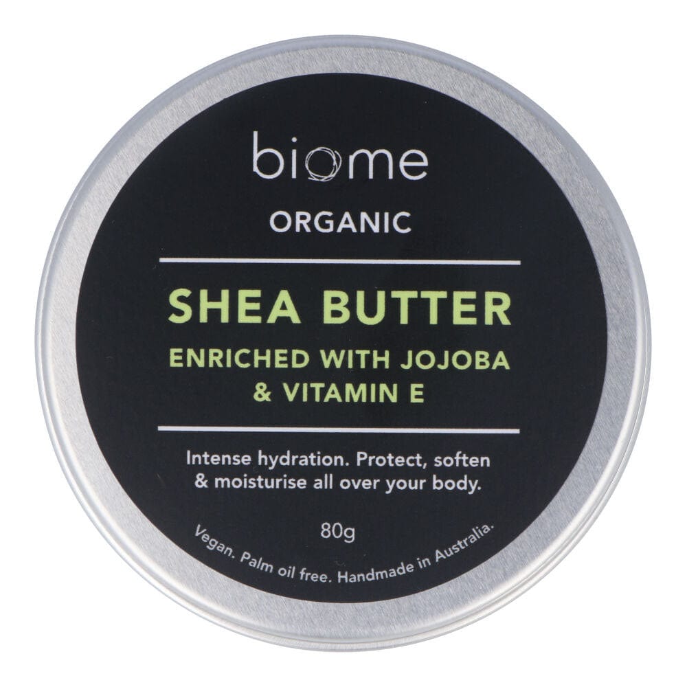 Buy Biome Organic Shea Butter Enriched with Jojoba and Vitamin E 80g Online