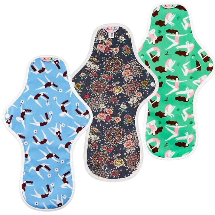 hannah:PAD Reusable Organic Cotton Cloth Pad w/Grip - Medium (Random P