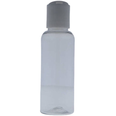 Buy Clear PET Plastic Travel Size Bottle 100ml Disc Cap Lid Online