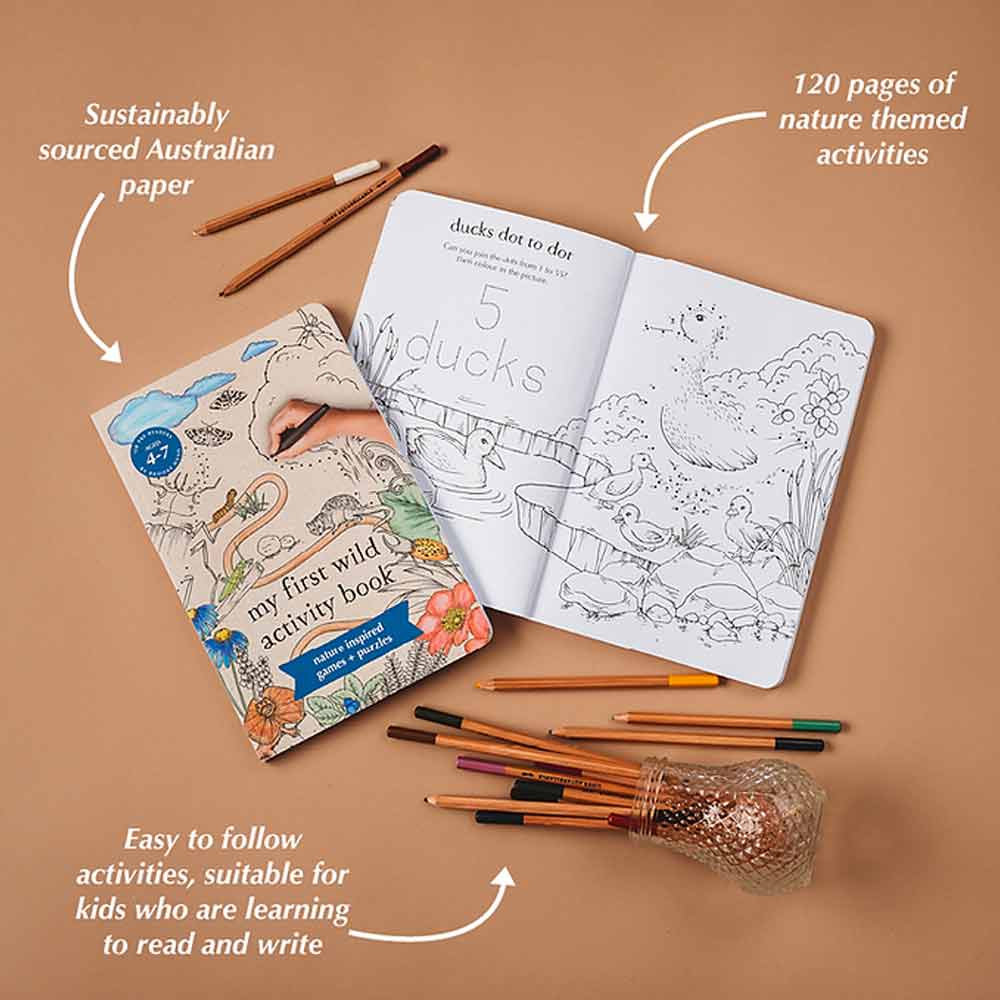 Buy My First Wild Activity Book: nature inspired games + puzzles for ...