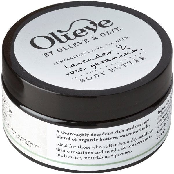 Buy Olieve body butter - lavender & rose geranium 250ml Online